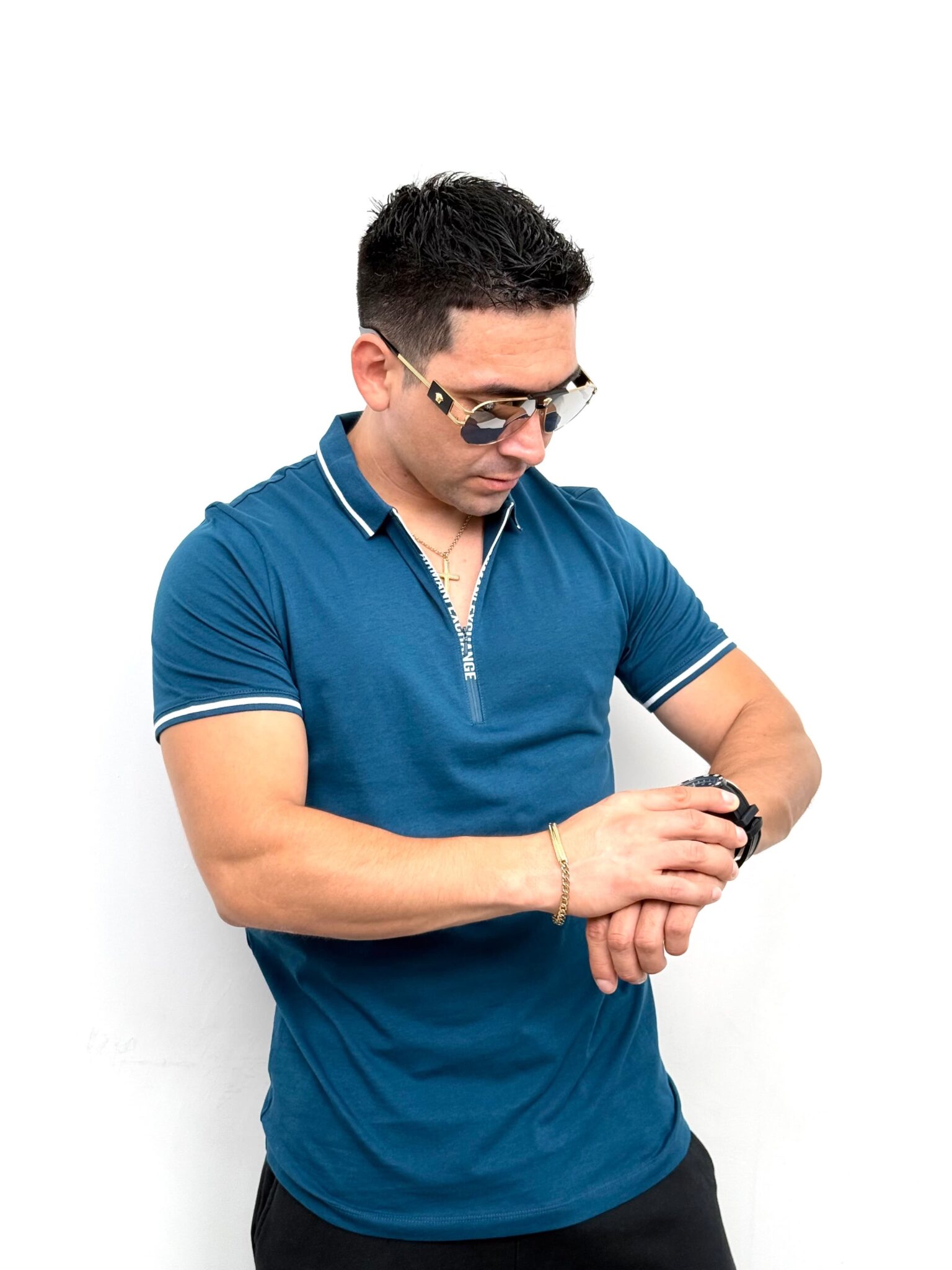 Camisero Armani Exchange con cierre – Marcas Originales