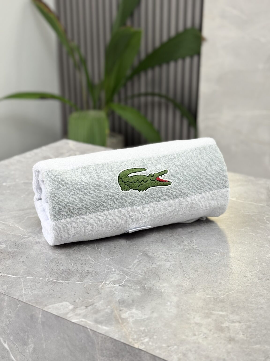 Toalla Lacoste Doble Tono – Marcas Originales